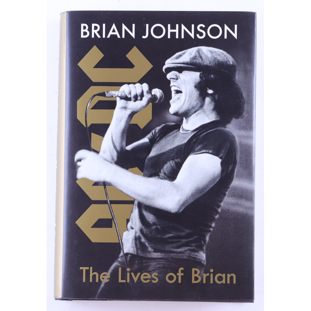 Brian Johnson Signed "The Lives of Brian" Hardcover Book Inscribed ...