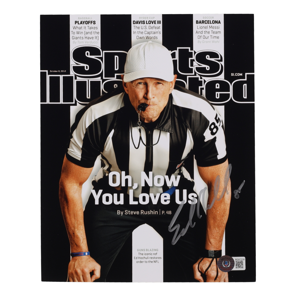 Ed Hochuli Signed NFL 8x10 Photo (Beckett) | Pristine Auction