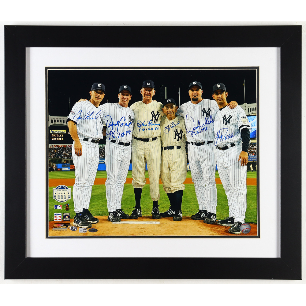 Yankees Perfect Game Pitchers & Catchers Custom Framed Photo Display ...