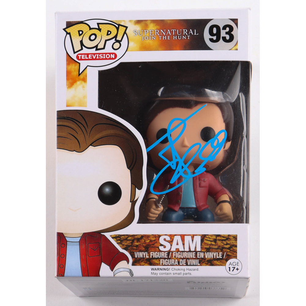 Jared Padalecki Signed "Supernatural" #93 Sam Funko Pop! Vinyl Figure ...