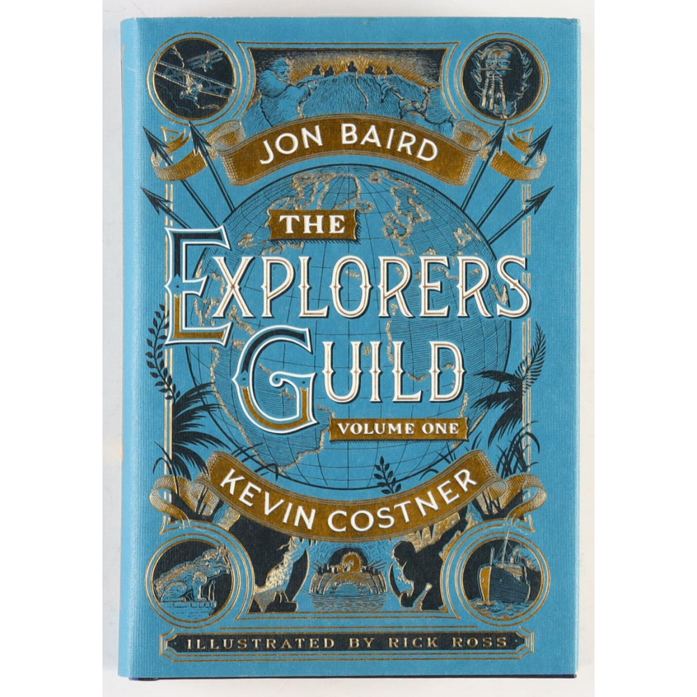 Kevin Costner, Jon Baird & Rick Ross Signed "The Explorers Guild ...
