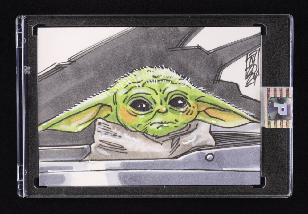 Grogu | Star Wars | Original Art Sketch Card by Tom Hodges (1/1 ...