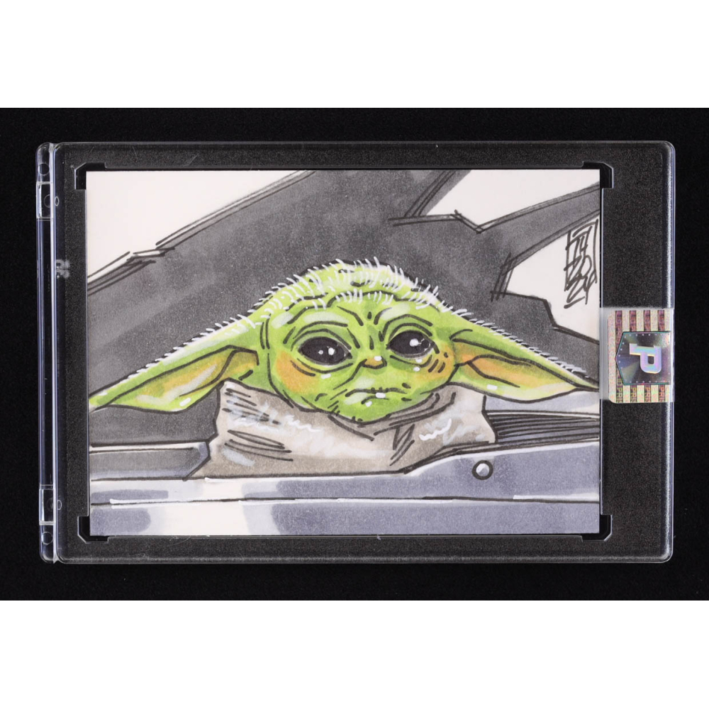 Grogu | Star Wars | Original Art Sketch Card by Tom Hodges (1/1 ...