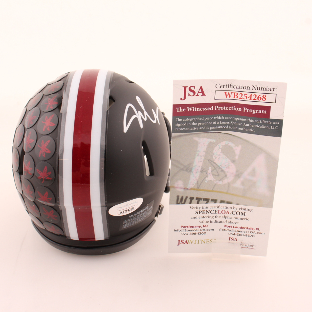 Jonathon Cooper Signed Ohio State Buckeyes Eclipse Alternate Speed Mini ...
