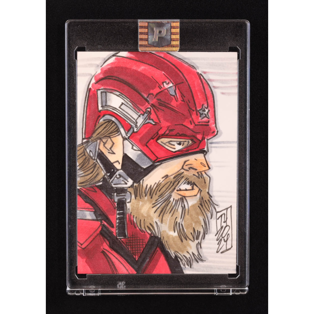 Red Guardian | Marvel | Original Art Sketch Card by Tom Hodges (1/1 ...