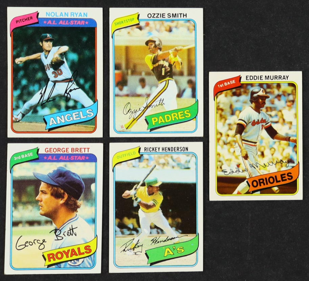 1980 Topps Baseball Complete Set of (726) Cards with Rickey Henderson ...