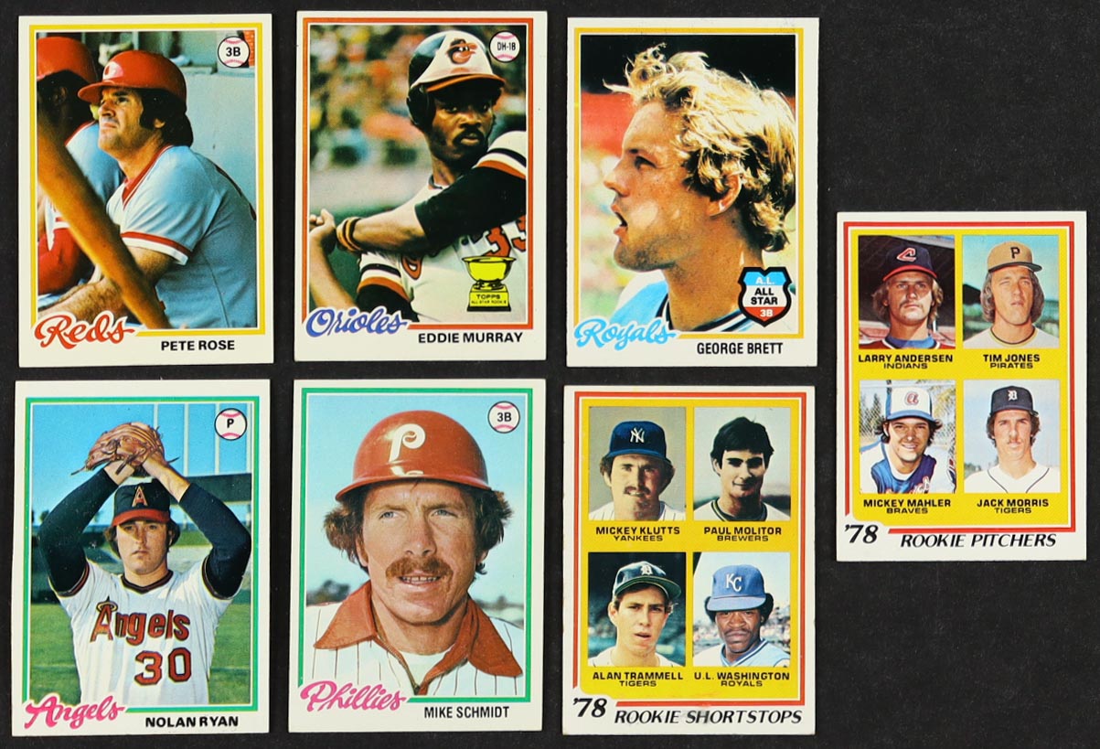 1978 Topps Baseball Complete Set of (726) Cards with Eddie Murray #36 ...