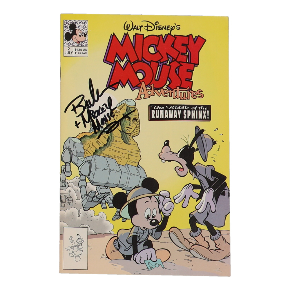 Bret Iwan Signed 1990 Walt Disney's Mickey Mouse Adventures #2 ...