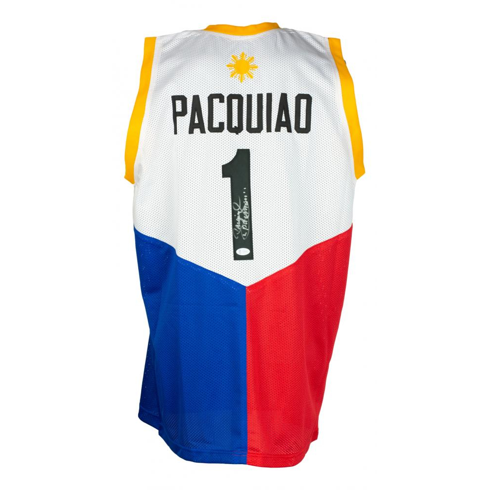 Manny Pacquiao Signed Jersey Inscribed "Pac Man" (Beckett) | Pristine ...