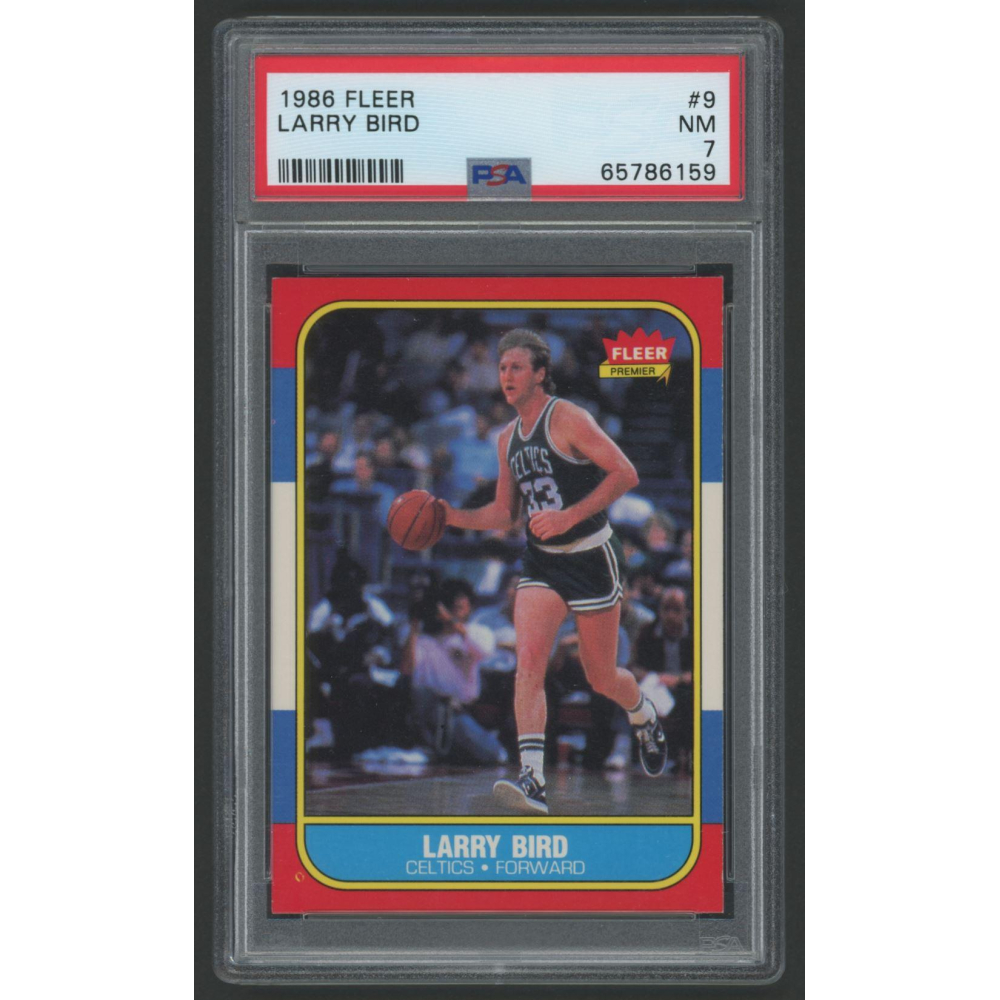 Larry Bird 1986-87 Fleer #9 (PSA 7) | Pristine Auction