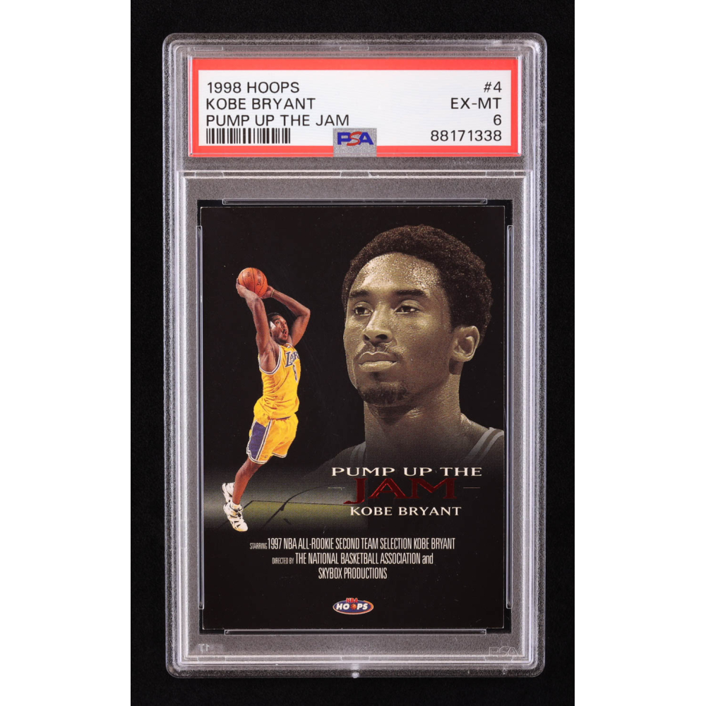 Kobe Bryant 1998-99 Hoops Pump Up The Jam #4 (PSA 6) | Pristine Auction