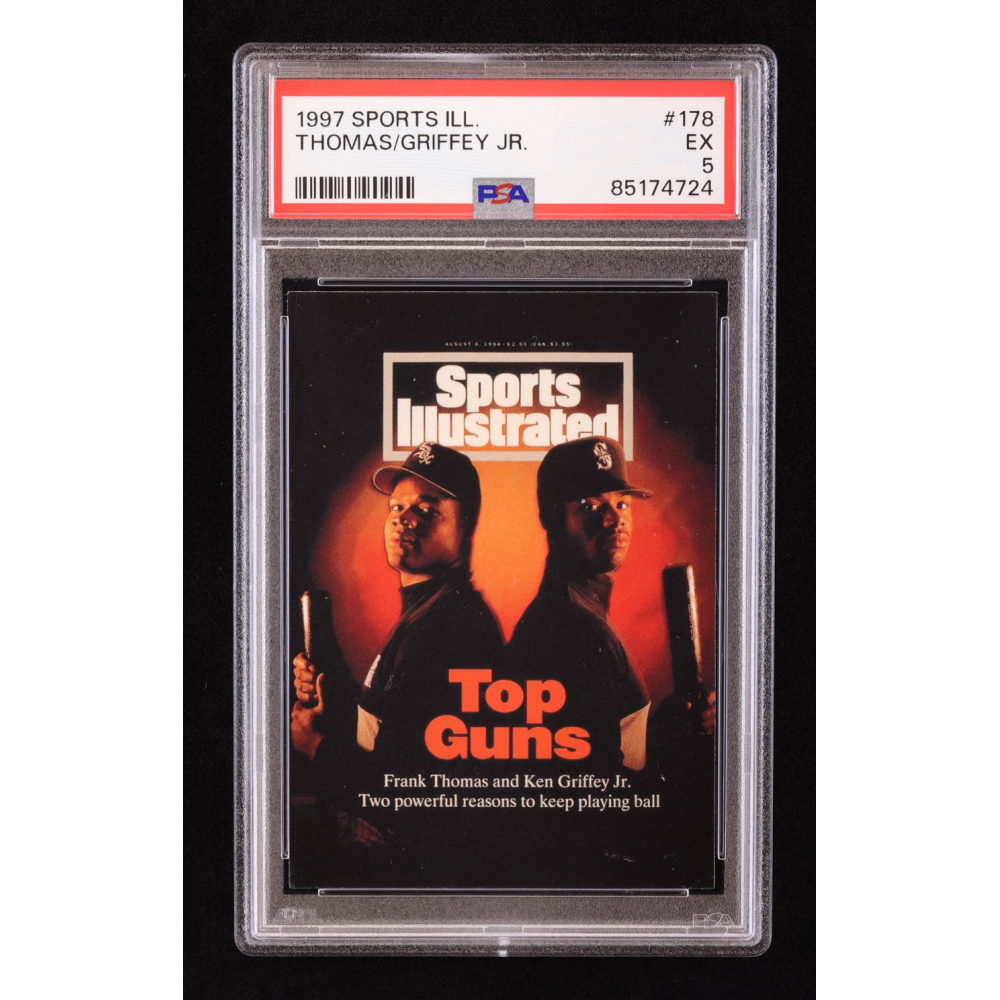 Ken Griffey Jr. / Frank Thomas 1997 Sports Illustrated #178 CC (PSA 5 ...