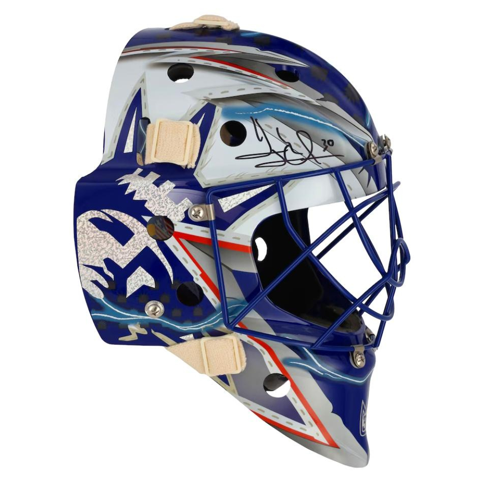 Henrik Lundqvist Signed Rangers Full-Size Goalie Mask (Fanatics ...