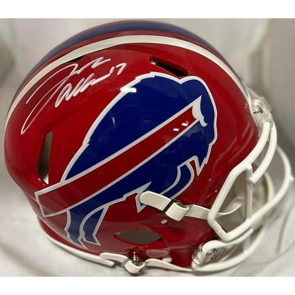 Josh Allen Signed Bills Full-Size Authentic On-Field Throwback ...