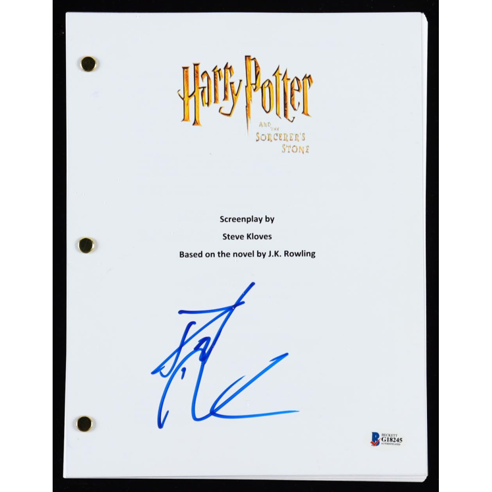 Daniel Radcliffe Signed "Harry Potter and The Sorcerer's Stone" Movie ...