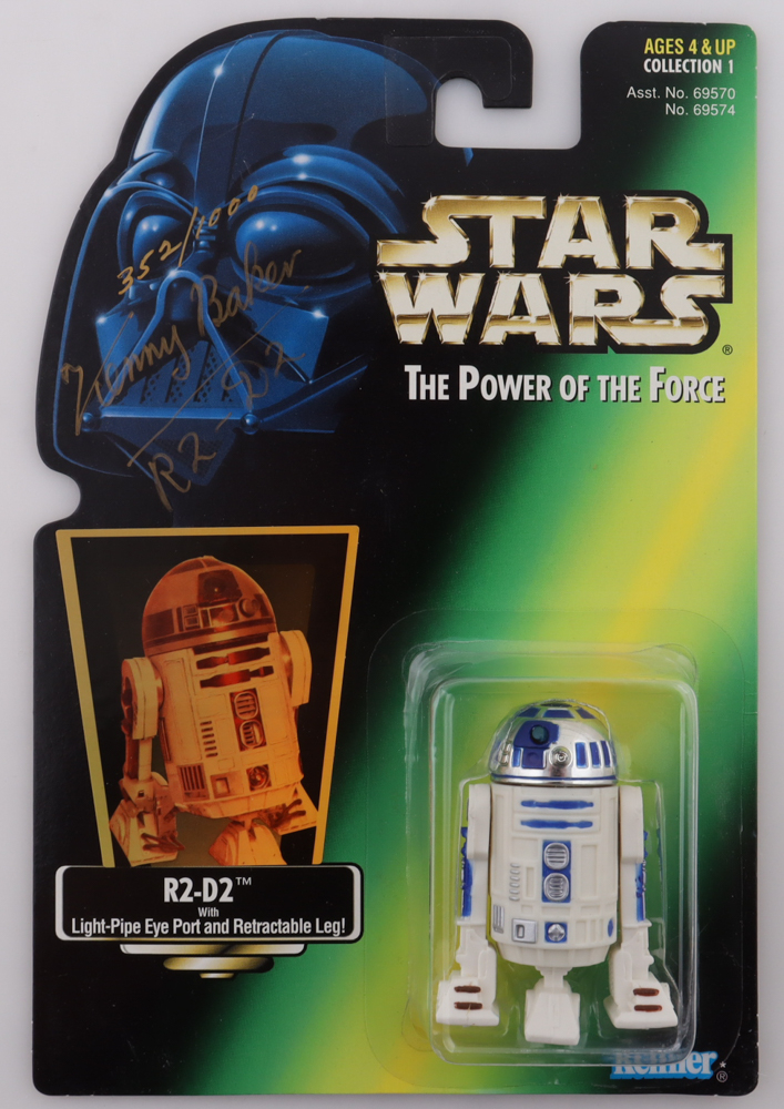 Kenny Baker Signed LE "Star Wars: The Power of the Force" R2-D2 Action ...