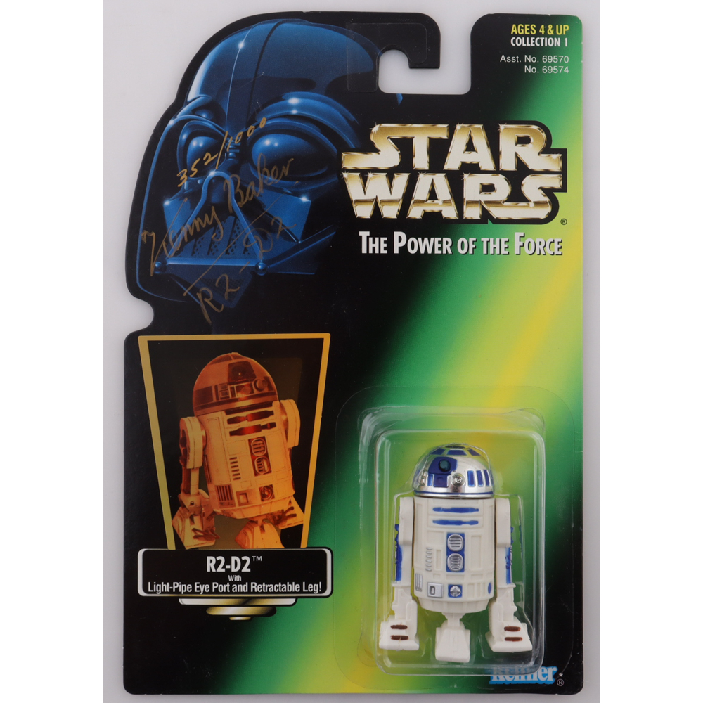 Kenny Baker Signed LE "Star Wars: The Power of the Force" R2-D2 Action ...