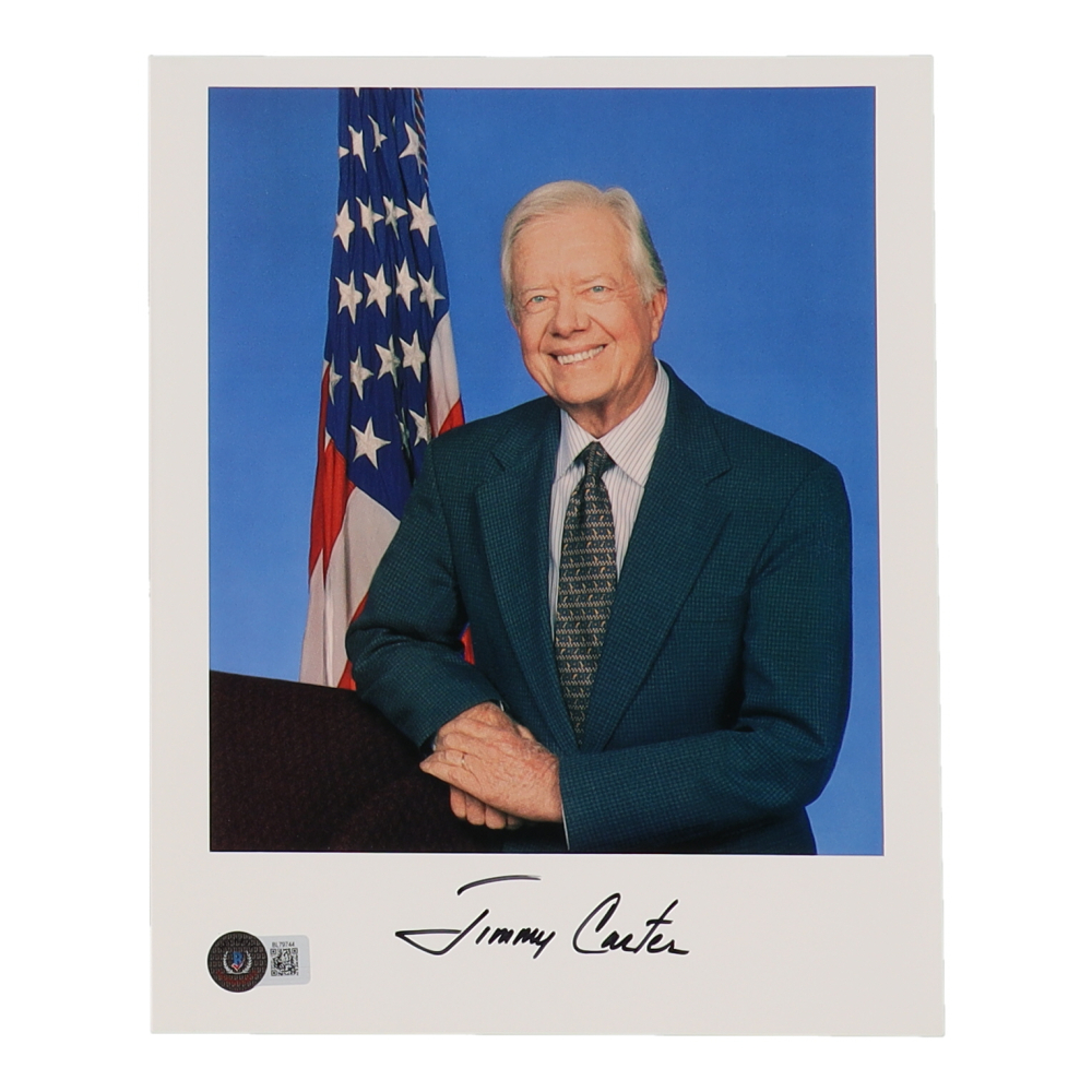 Jimmy Carter Signed 8x10 Photo (Beckett) | Pristine Auction