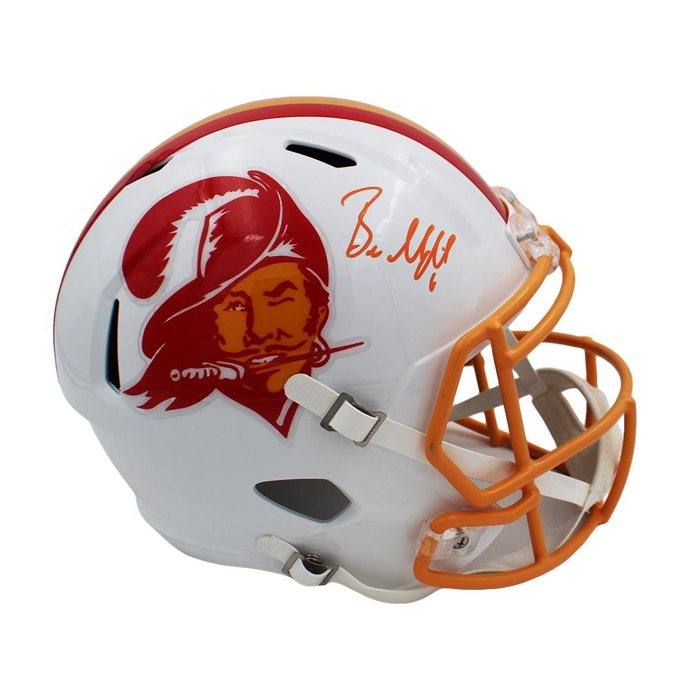 Baker Mayfield Signed Buccaneers Full-Size Throwback Speed Helmet (Beckett) | Pristine Auction