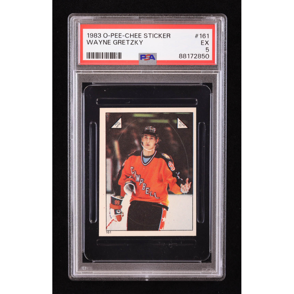 Wayne Gretzky 1983-84 O-Pee-Chee Stickers #161 AS (PSA 5) | Pristine ...