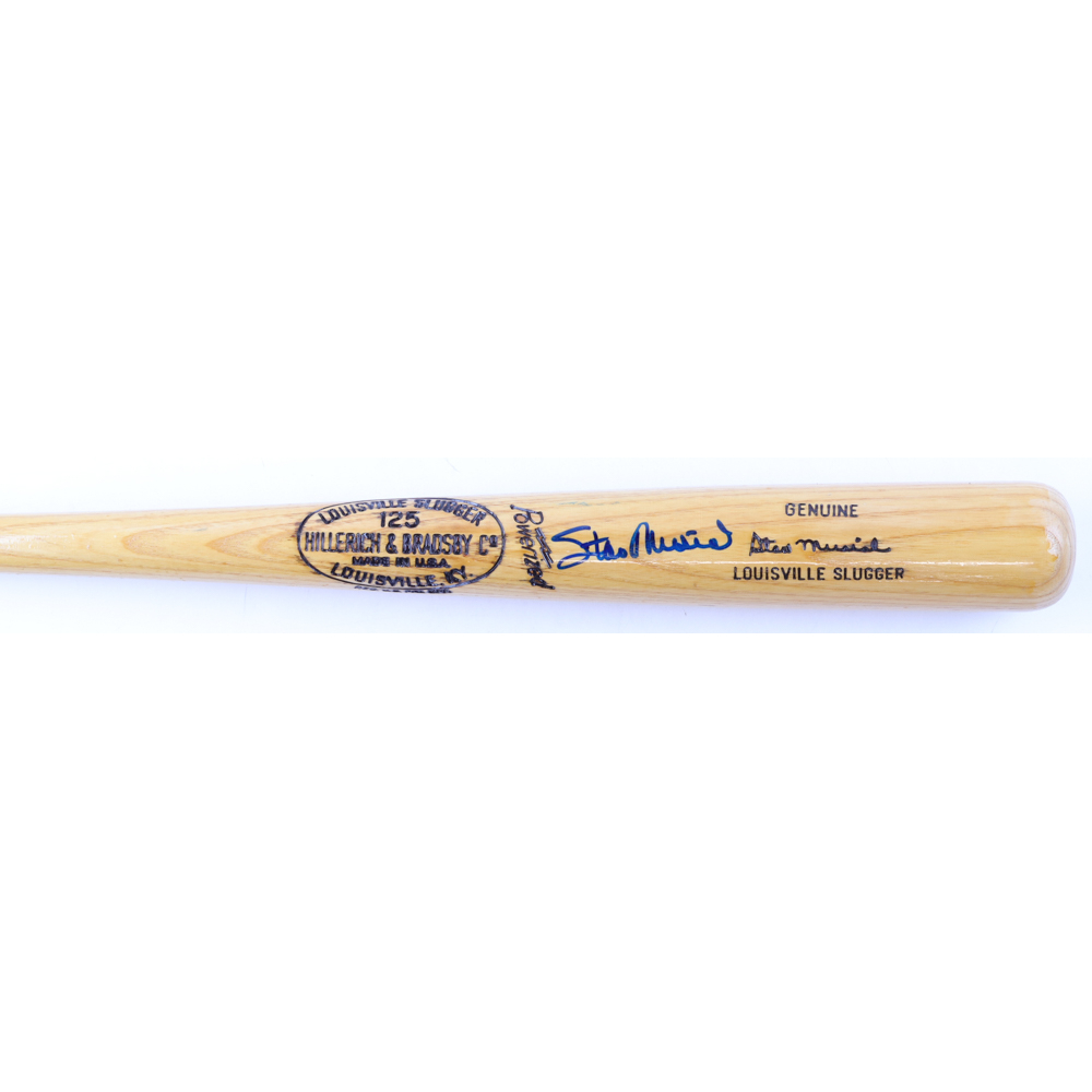 Stan Musial Signed Louisville Slugger Hillerich & Bradsby Player Model ...