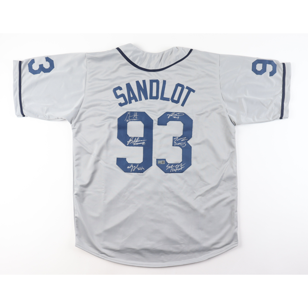 "The Sandlot" Jersey Cast-Signed by (6) Marty York, Grant Gelt, Shane ...