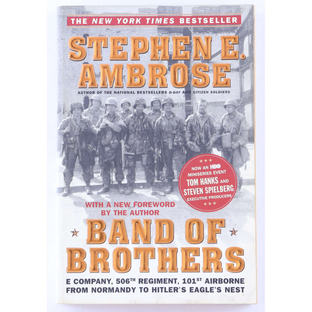 Stephen E. Ambrose "Band Of Brothers" Paperback Book | Pristine Auction
