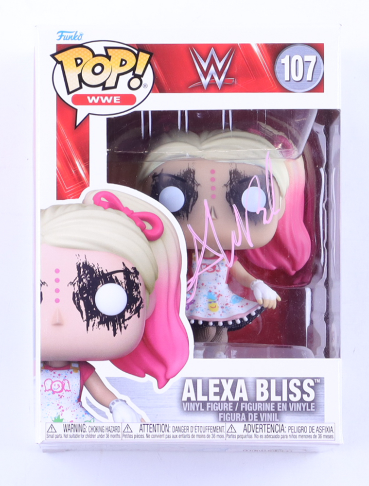 Alexa Bliss Signed "WWE" #107 Alexa Bliss Funko Pop! Vinyl Figure (PSA ...