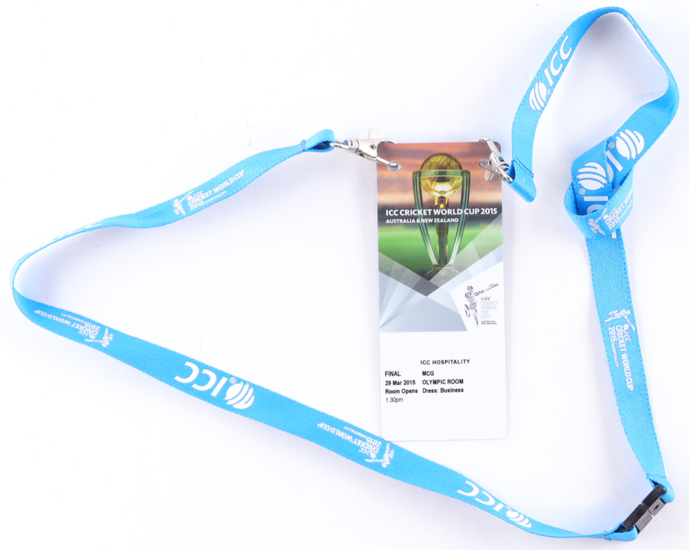 Derek Jeter 2015's Cricket World Cup Lanyard Credentials & Room ...