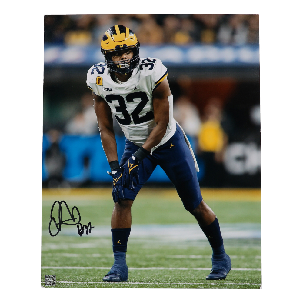 Jaylen Harrell Signed "Michigan Wolverines" 16x20 Photo (Playball Ink ...