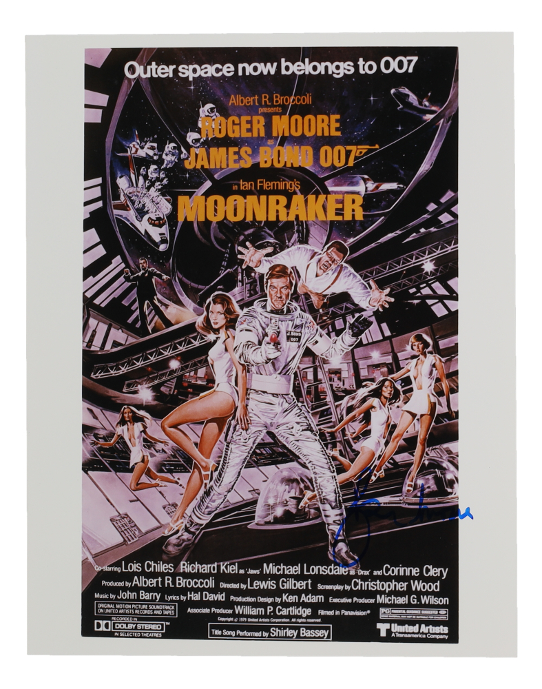 Roger Moore Signed "Moonraker" 8x10 Photo (JSA) | Pristine Auction