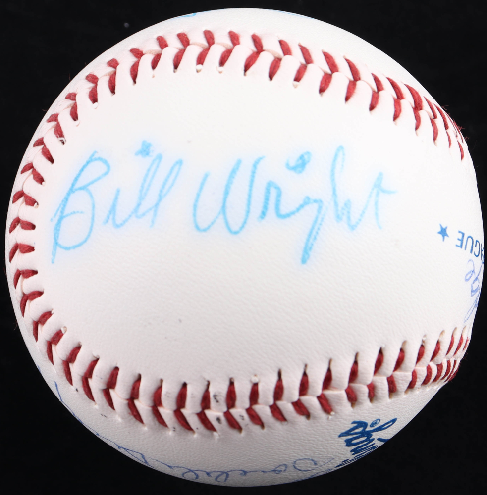 Negro League Legends Baseball Signed by (6) with "Wild Bill" Wright ...