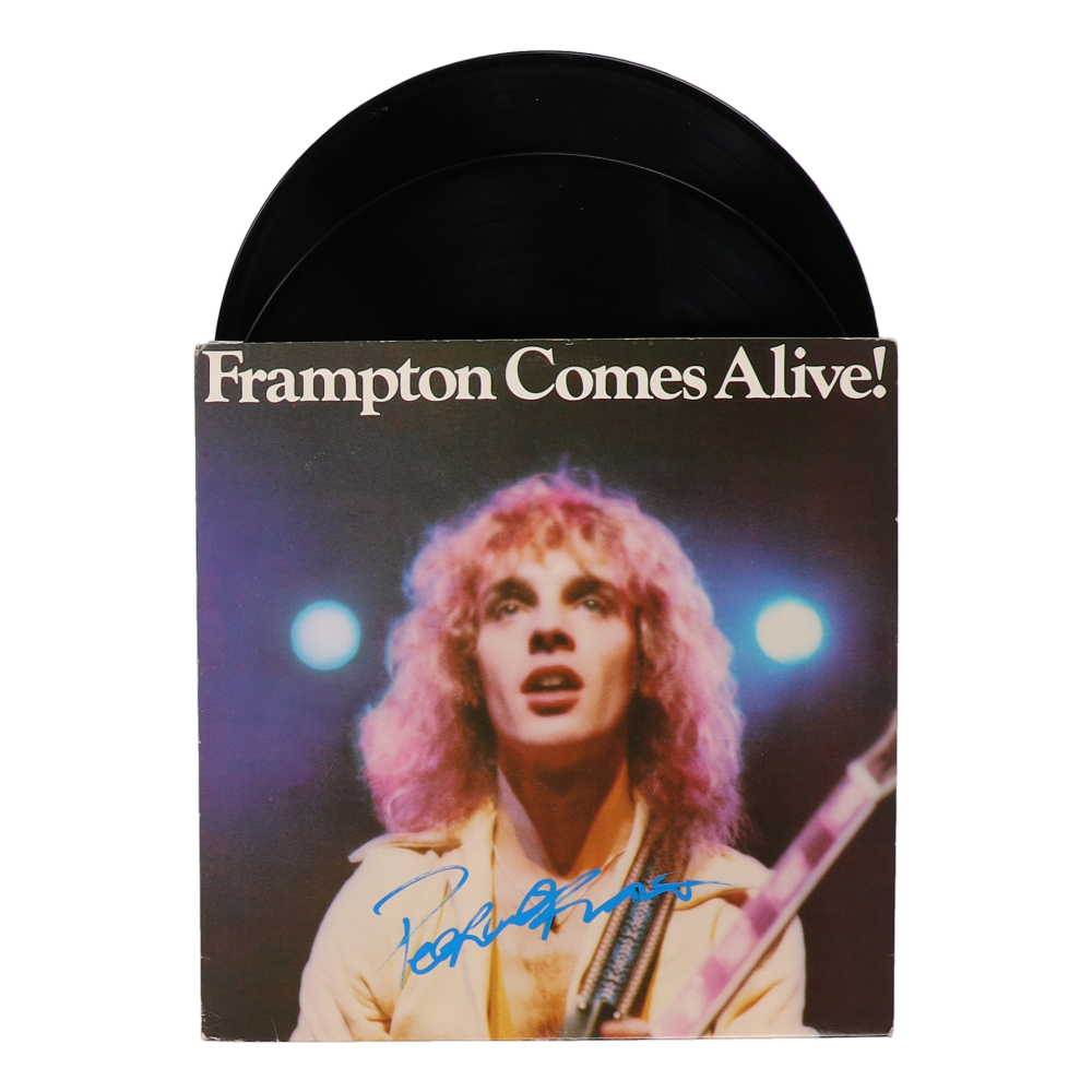 Peter Frampton Signed "Frampton Comes Alive!" Vinyl Record Album Cover ...