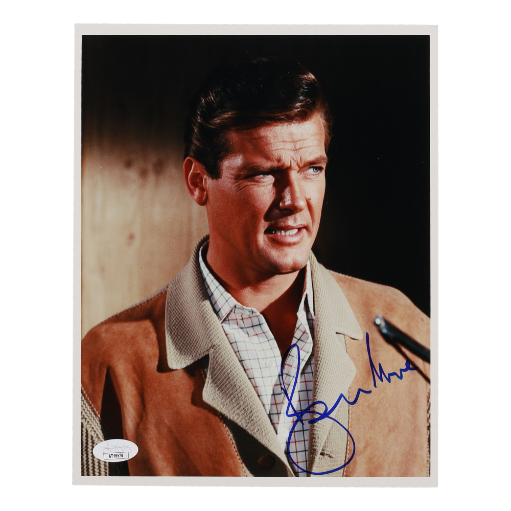 Roger Moore Signed "007" 8x10 Photo (JSA) | Pristine Auction
