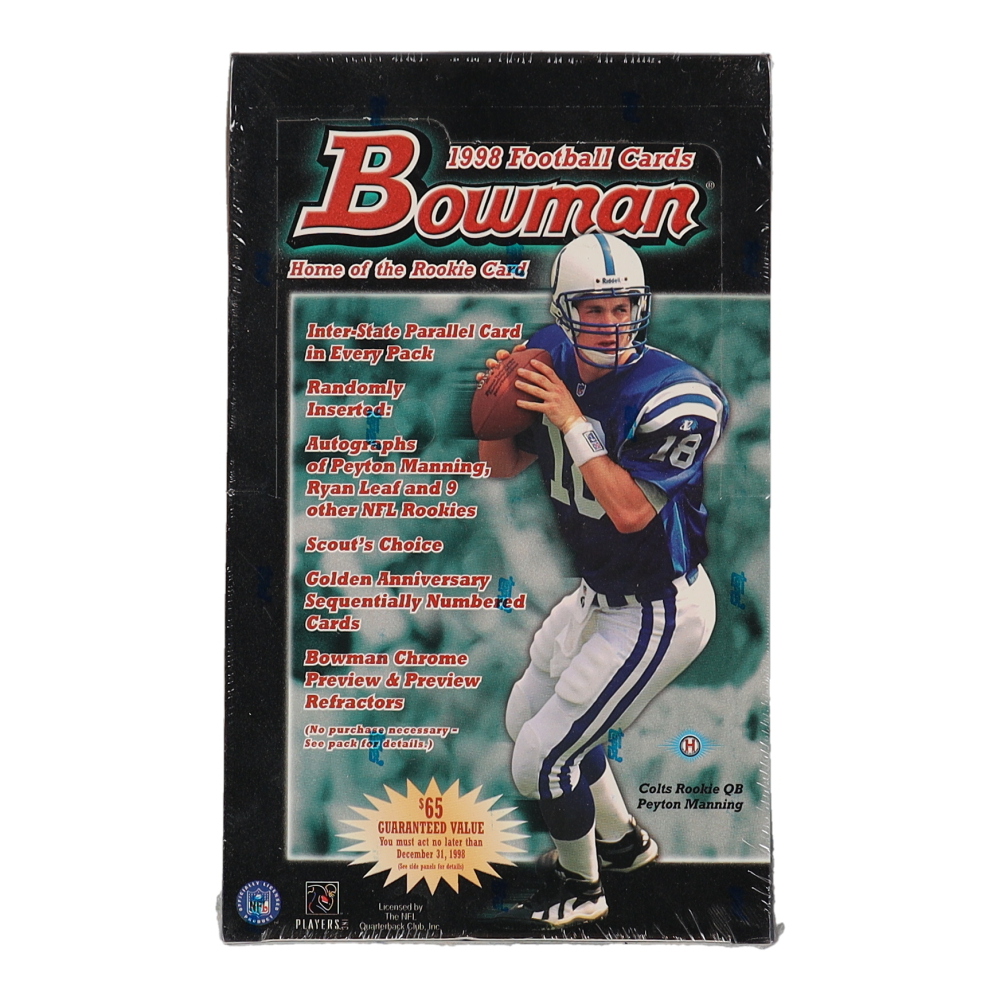 1998 Bowman Football Hobby Box of (24) Packs | Pristine Auction