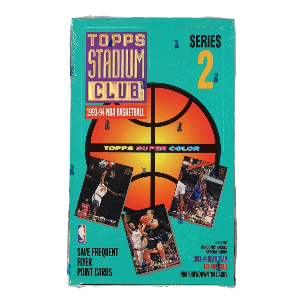 1993-94 Topps Stadium Club Series 2 Basketball Hobby Box with (24) Packs | Pristine Auction