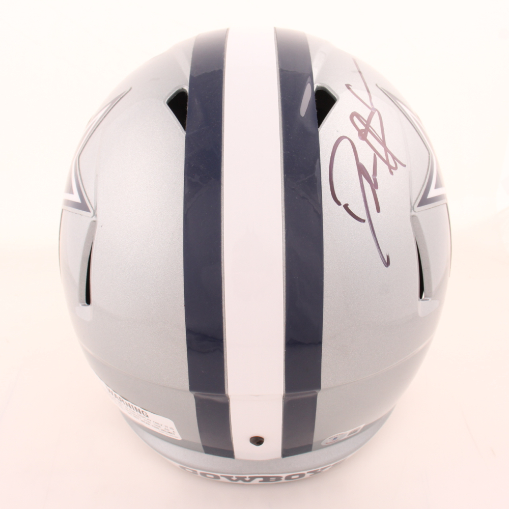 Deion Sanders Signed Cowboys Full-Size Speed Helmet (Beckett ...