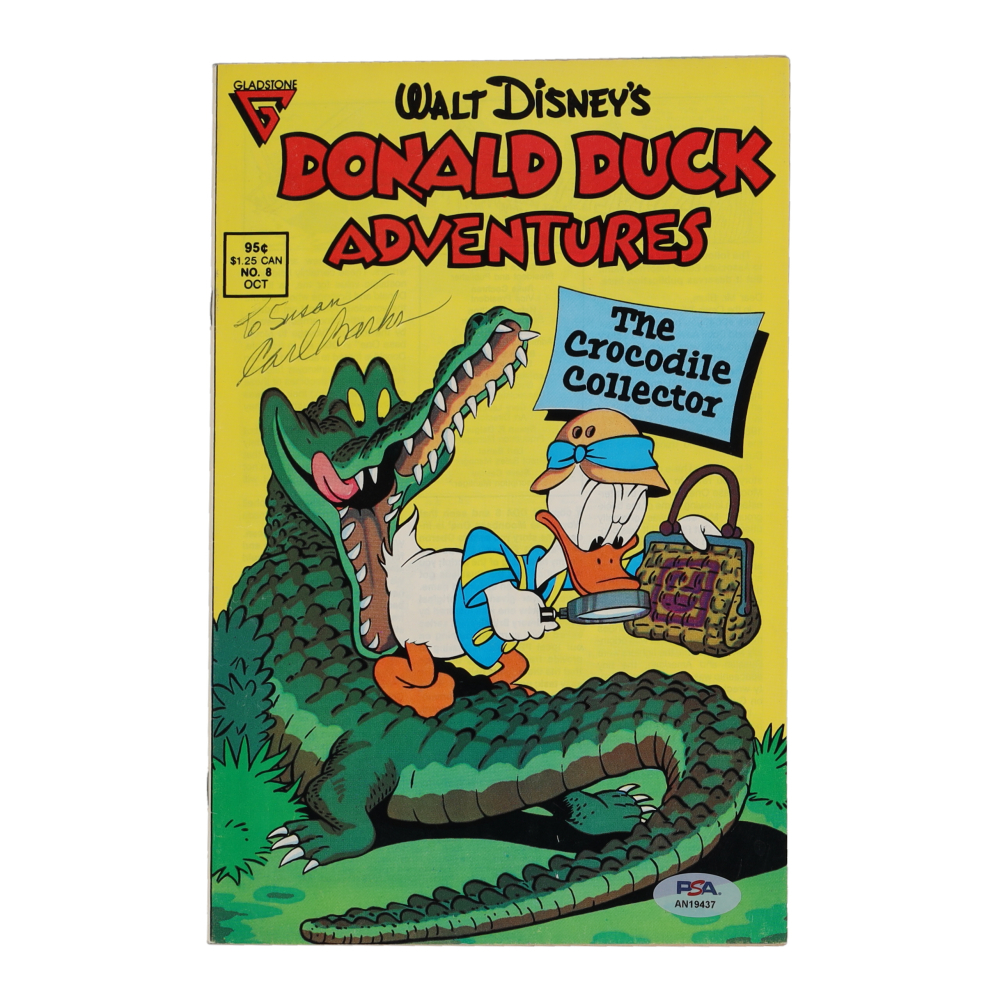 Carl Banks Signed 1987-1990 "Donald Duck Adventures" Issue #8 Gladstone ...