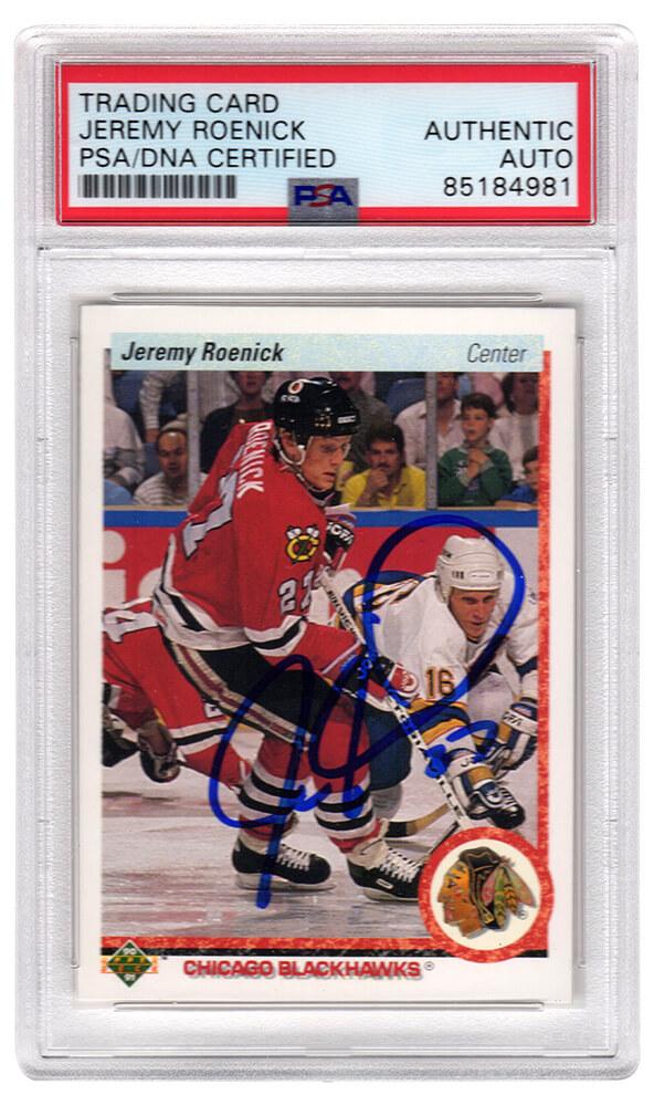 Jeremy Roenick Signed 1990-91 Upper Deck #63 RC (PSA) | Pristine Auction