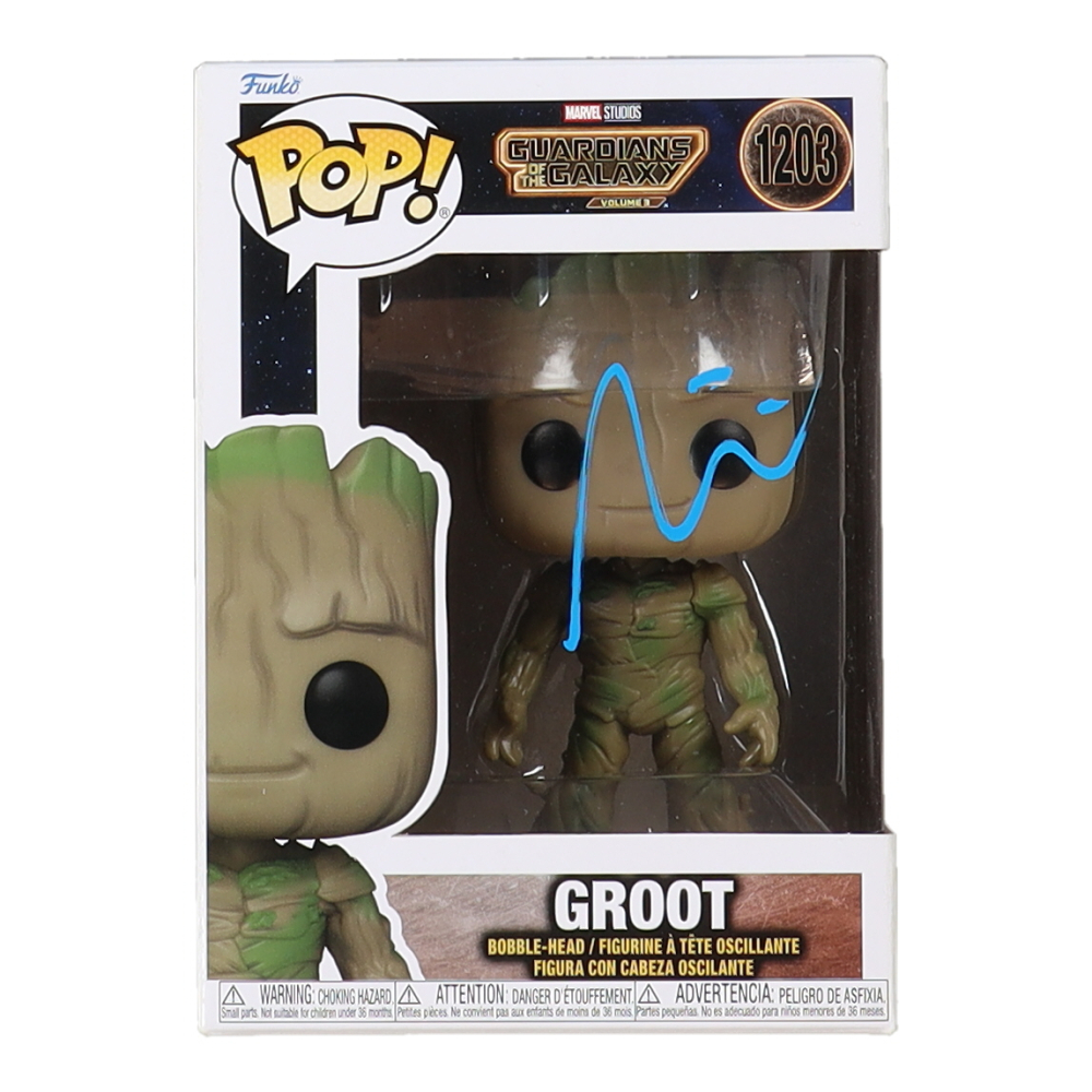 Vin Diesel Signed "Guardians of the Galaxy: Volume 3" #1203 Groot Funko ...