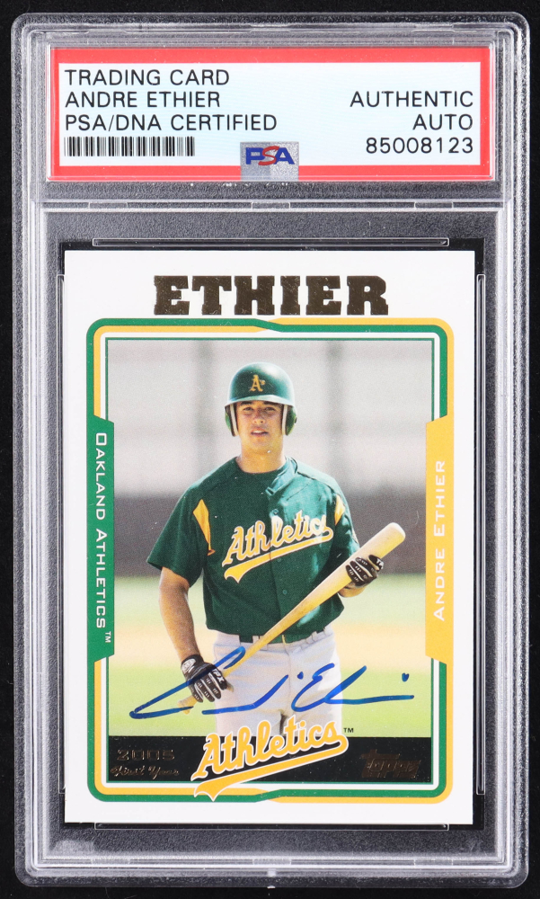 Andre Ethier Signed 2005 Topps #313 FY RC (PSA) | Pristine Auction