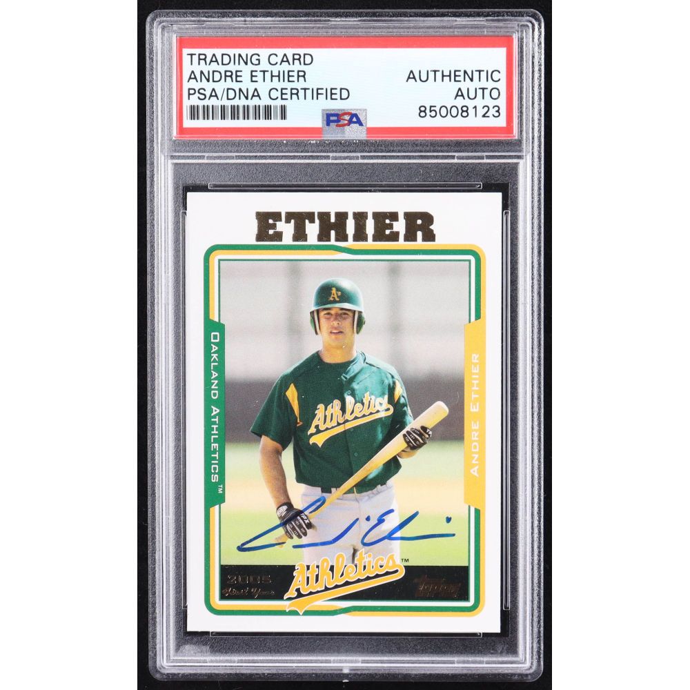 Andre Ethier Signed 2005 Topps #313 FY RC (PSA) | Pristine Auction