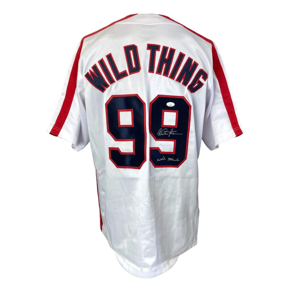Charlie Sheen Signed Jersey Inscribed "Wild Thing" (JSA) | Pristine Auction