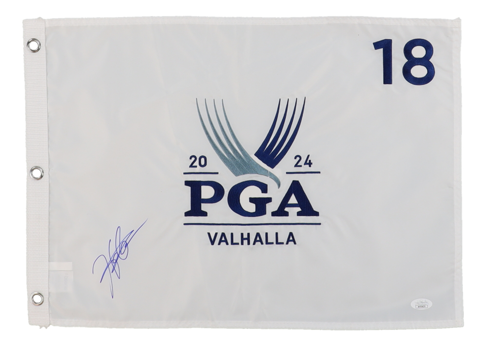Hideki Matsuyama Signed 2024 PGA Championship Golf Pin Flag (JSA ...