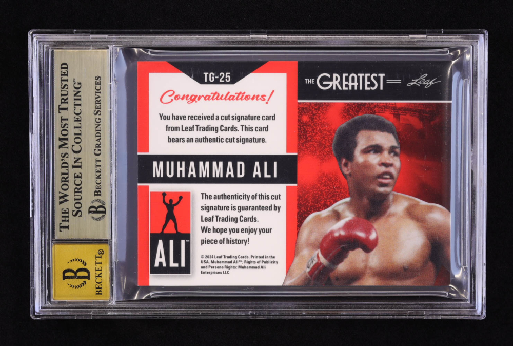 Muhammad Ali 2024 Leaf The Muhammad Ali Legacy Collection The Greatest ...