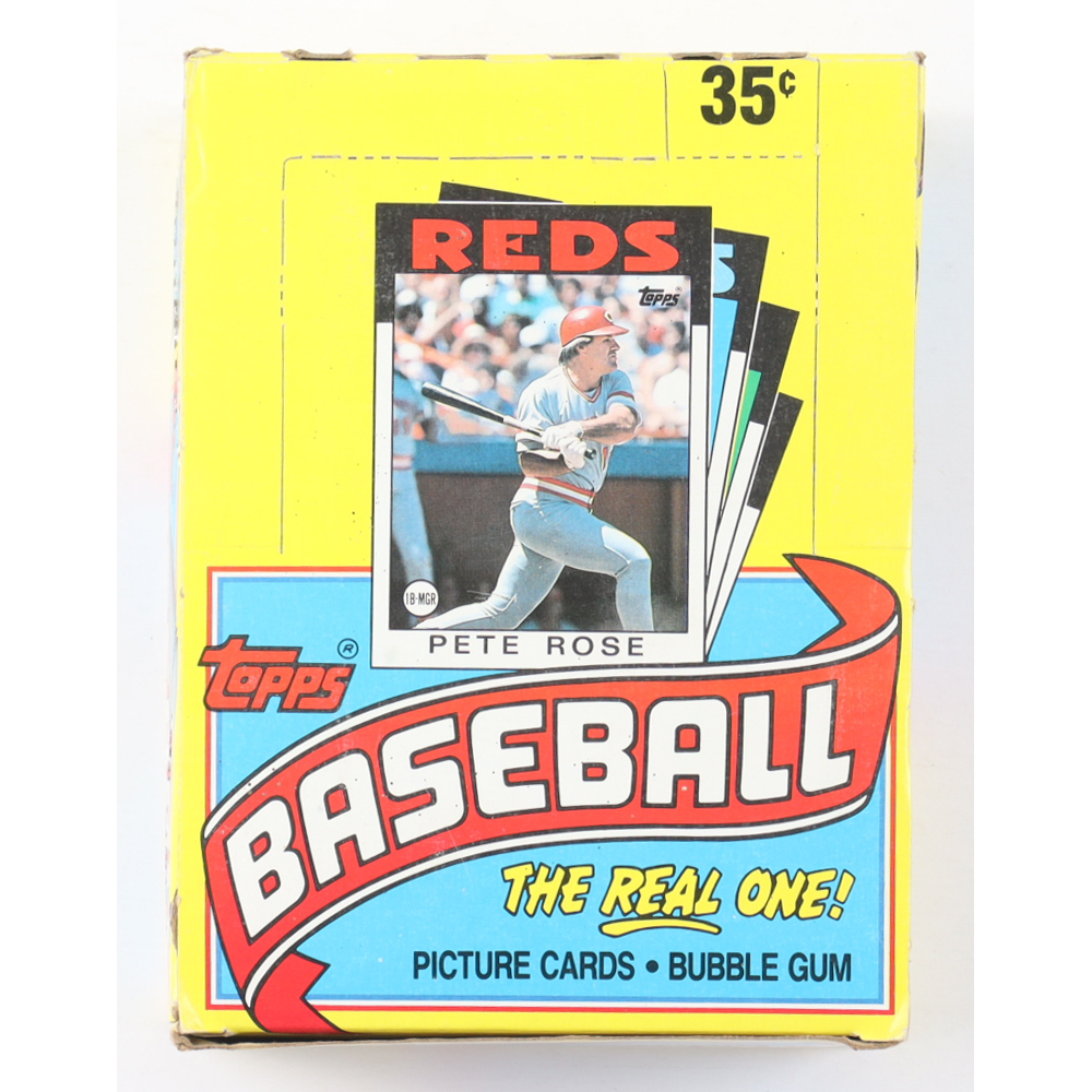 1986 Topps "The Real One" Bubble Gum Baseball Cards with (36) Packs ...