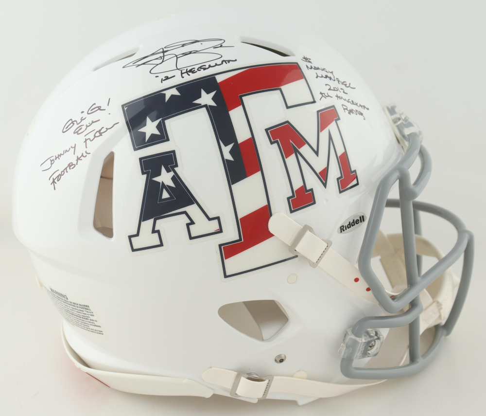 Johnny Manziel Signed Texas A&M Aggies Full-Size Authentic On-Field ...