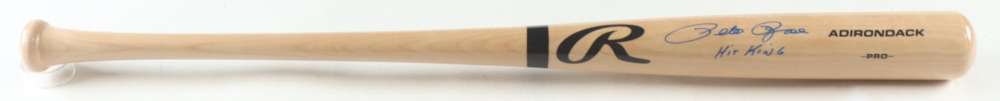 Pete Rose Signed Rawlings Pro Baseball Bat Inscribed "Hit King" (JSA ...