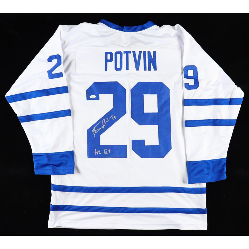 Felix Potvin Signed Jersey Inscribed "The Cat" (JSA) | Pristine Auction
