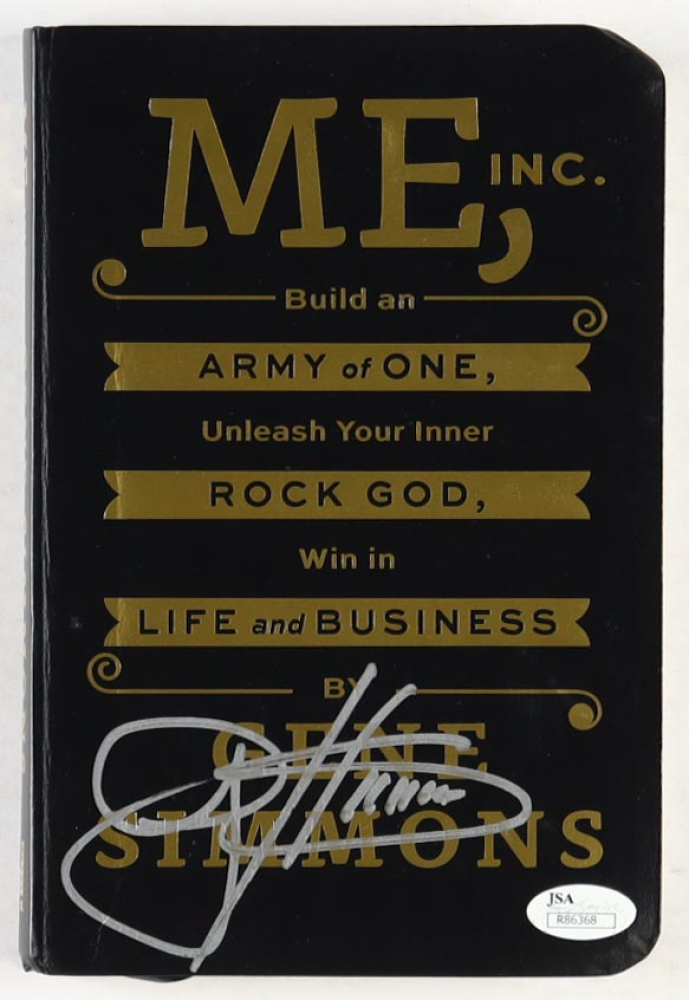 Gene Simmons Signed "Me, Inc." Paperback Book (JSA) | Pristine Auction